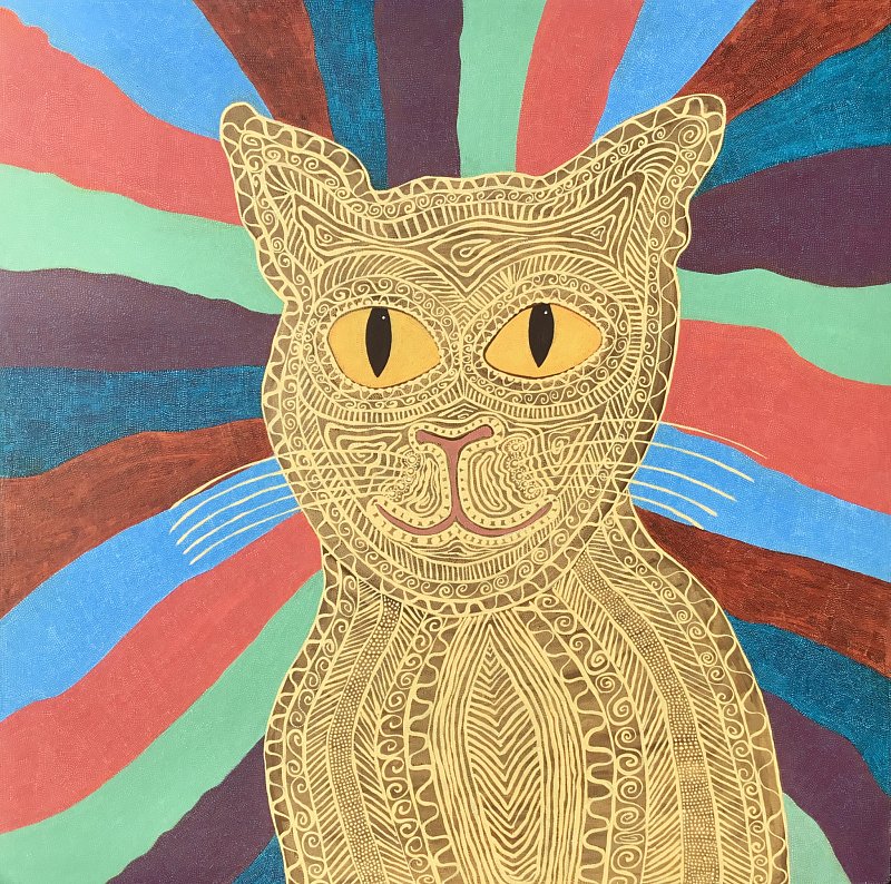 Filigree Cat - Sanchia Lewis